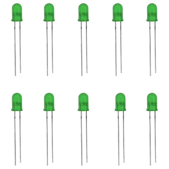 Buy 5mm Green LED - Pack of 10 | Maketronics